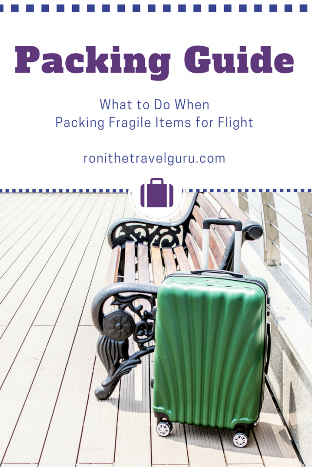 Learn quick and easy things to do when packing fragile items for flight